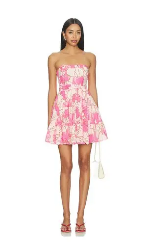Poupette St Barth Christine Bandeau Dress - Orange