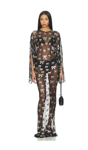 Norma Kamali Reverse Obie Gown With Long Sleeve - Black
