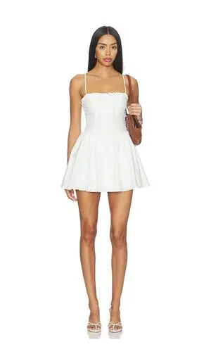 MORE TO COME Phoebe Mini Dress - White