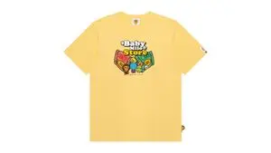 A BATHING APE Baby Milo Store Graphic Tee - Yellow
