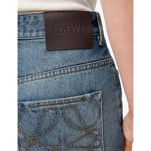Loewe Faded-wash Straight-leg Denim Jeans