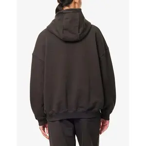 ADANOLA Cotton Oversized Hoodie - Coffee Bean