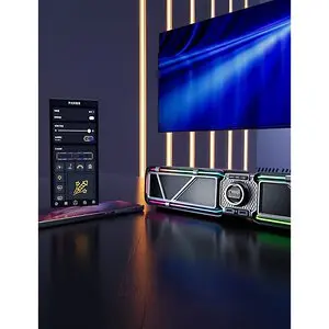 THE TECH BAR Bluetooth Gaming Rgb Led Desk Speaker
