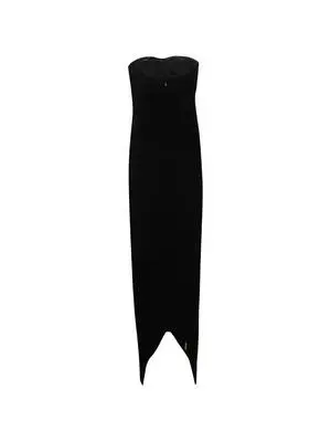 Roland Mouret Embellished Strapless Maxi Dress - Black