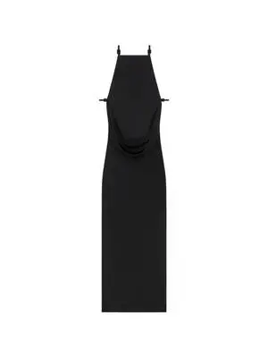 COURREGES Draped Detail Cut-out Maxi Dress