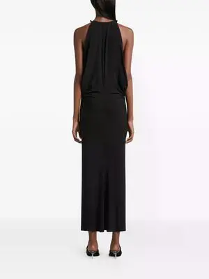 COURREGES Draped Detail Cut-out Maxi Dress