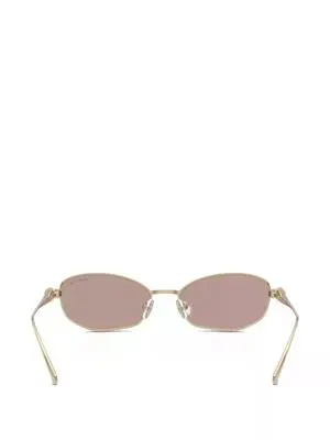 SWAROVSKI Rectangle Frame Sunglasses - Gold