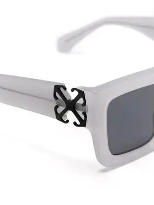 Off-White Square Frame Sunglasses - Grey