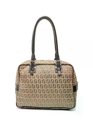 Fendi Zucchino Canvas Handbag