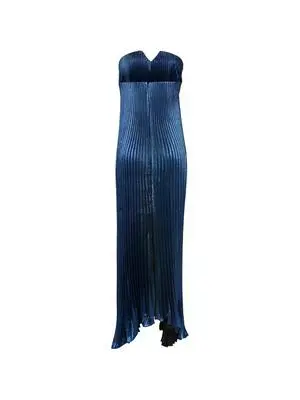L'IDÉE Strapless Pleated Maxi Dresses