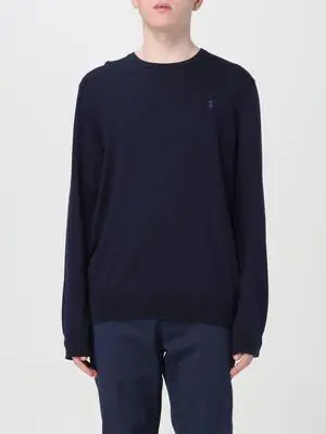 Polo Ralph Lauren Embroidered Logo Crewneck Sweater - Blue