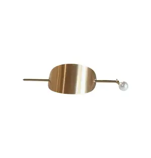 HEADBANDS OF HOPE Pearl Drop Ponytail Hair Cuff - Gold