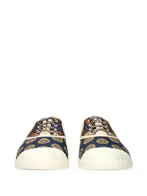 Valentino Garavani Paisley Print Lace-up Sneakers