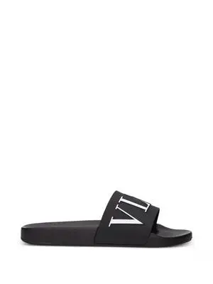 Valentino Garavani Logo Slide Sandals