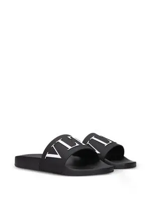 Valentino Garavani Logo Slide Sandals