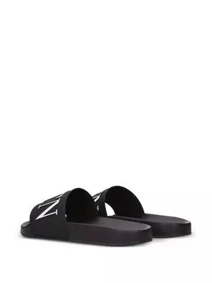 Valentino Garavani Logo Slide Sandals
