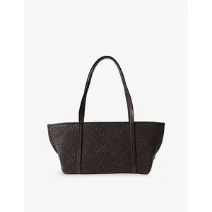 ST. AGNI Bateau Leather Tote Bag - Coffee