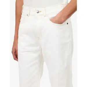 7 For All Mankind Straight Leg Cotton Denim Jeans