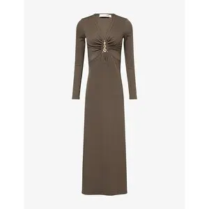 Christopher Esber V Neck Day Dresses