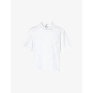Casablanca The Art Of The Serve Fil Coupe Short Sleeve Shirt - White