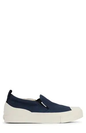 Barbour Cowan Canvas Slip-on Sneakers - Navy