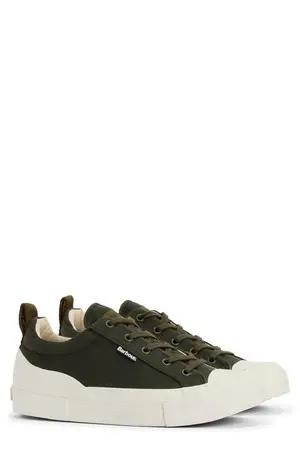 Barbour Stanhope Canvas Low Top Sneakers - Olive