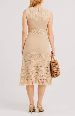 Torn By Ronny Kobo Colette Sleeveless Knit Dress