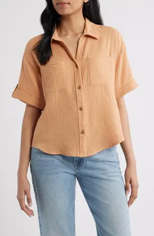 Beachlunchlounge Patched Shirts For Women