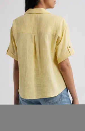 BEACHLUNCHLOUNGE River Gauze Shirt - Fresh Lemonade