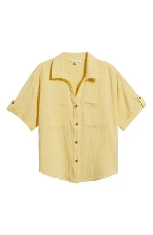 BEACHLUNCHLOUNGE River Gauze Shirt - Fresh Lemonade