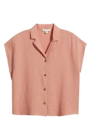 BEACHLUNCHLOUNGE Lexi Gauze Top - Daylily