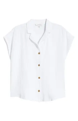 BEACHLUNCHLOUNGE Lexi Gauze Top - White