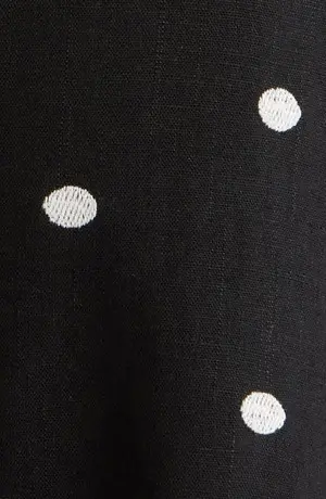 MAUDE CLUB Polka Dot Halter Neck Romper