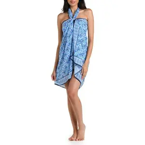 La Blanca Costa Azul Cover-up Sarong - Blue