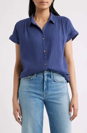 Beachlunchlounge Boxy Shirts For Women