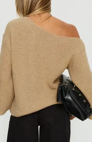 Princess Polly Delyn Off-the-shoulder Sweater