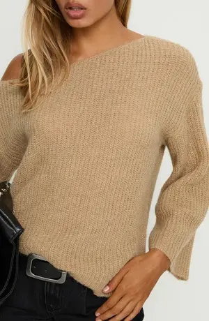 Princess Polly Delyn Off-the-shoulder Sweater