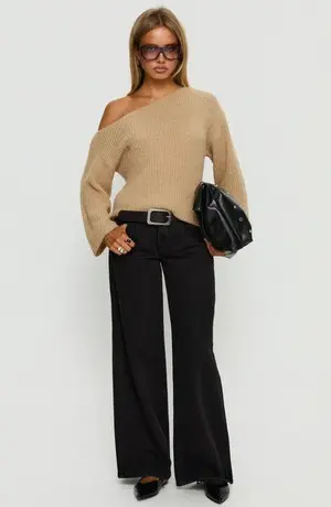 Princess Polly Delyn Off-the-shoulder Sweater