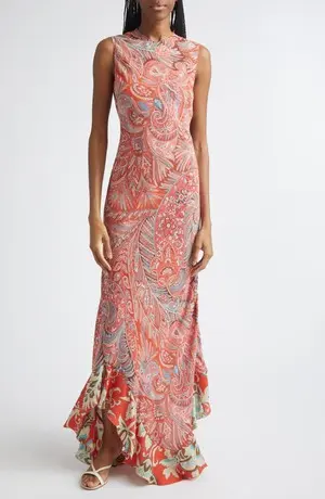 Etro Asymmetrical Evening Dresses