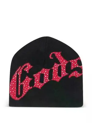 GODSPEED Studded Logo Beanie - Black