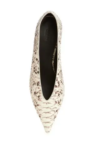 Le Monde Beryl Babouche Kitten Heel Pumps - Roccia