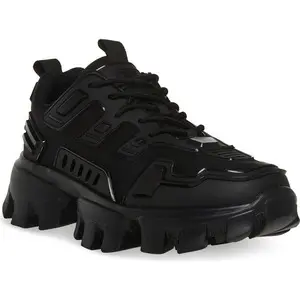 Steve Madden Ponce Lace-up Chunky Sneakers - Black