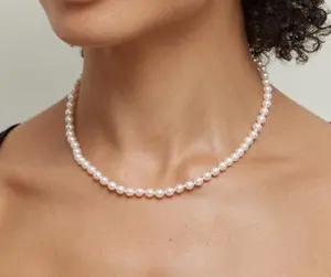 THE PEARL SOURCE Japanese Akoya Pearl Necklace, Aaa Quality
