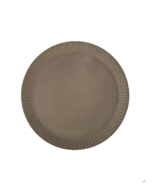 UNE VIE NOMADE Earth Lines Serving Tray - Brown