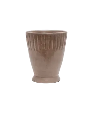 UNE VIE NOMADE Earth Lines Tumbler - Brown