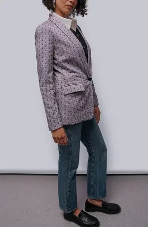 WILDFANG The Empower Jacquard Tux Blazer