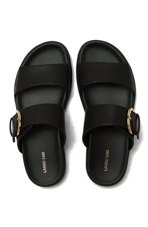 LANDS' END All Day Comfort Buckle Slides