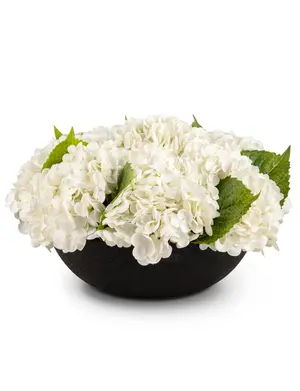 COCOBELLA Melina Realtouch Hydrangea Arrangement Snow