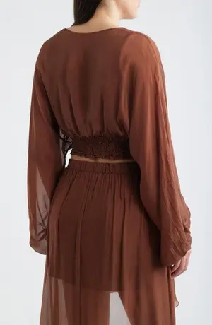 Deluc Forum Crop Top - Brown