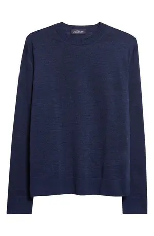 J. MUESER Flax & Cotton Crewneck Sweater